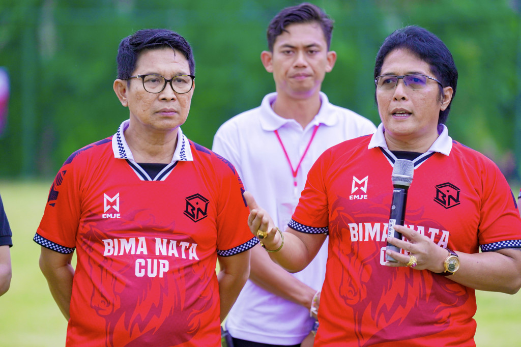 Bupati Adi Arnawa Buka Turnamen Sepak Bola Bima Nata Cup II | Kab Badung