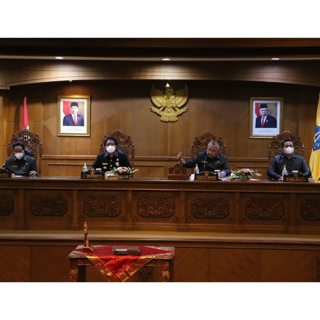 Pemkab. Bersama DPRD Badung Tetapkan Perubahan KUPA, PPAS dan Perubahan ...